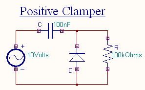 Positive Negative and Biased Clamper