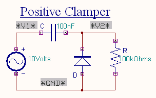 Positive Negative and Biased Clamper