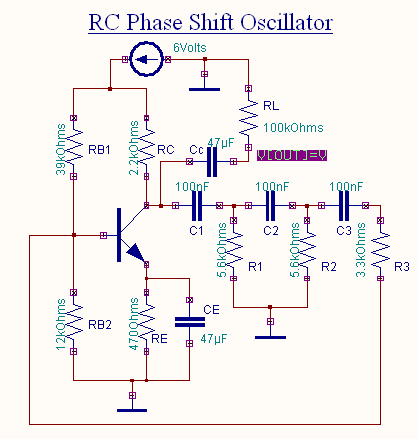 RC Phase Shift Oscillator
